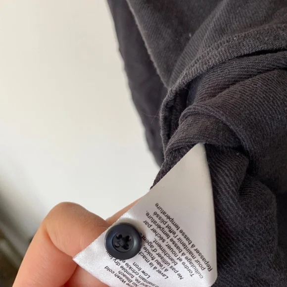 Aritzia | Tops | Aritzia Community Veritas Shirt Black Oversized | Poshmark